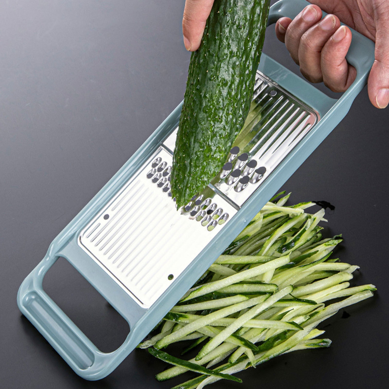 Potato Shred Scraper, Radish Slicer, Stainless Steel, Dual-Sided ...