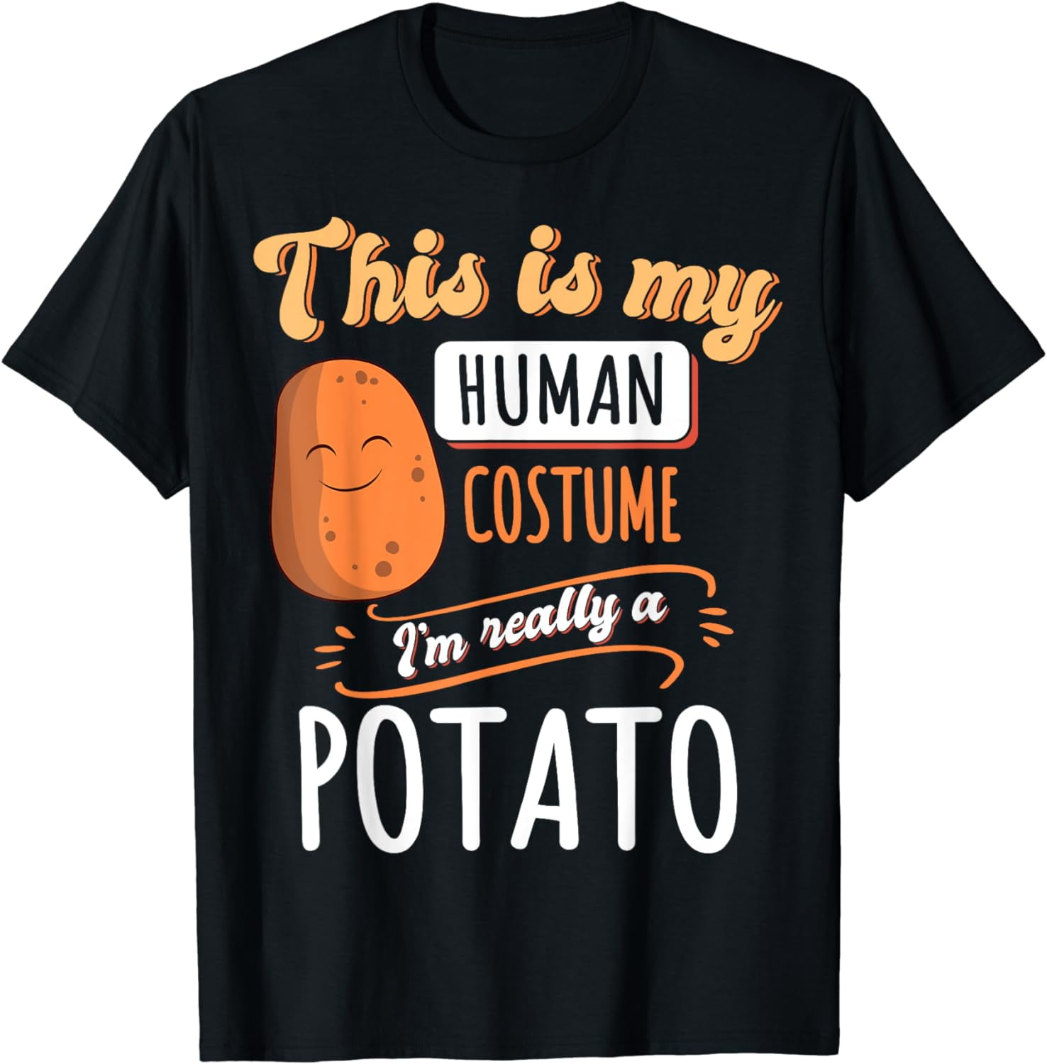 Potato Tater Vegan Lover Root Vegetable Fries Spud Tuber T-Shirt ...