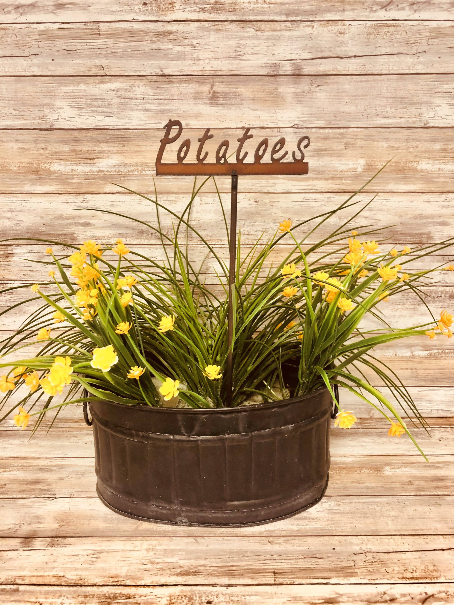 Potatoes Vegetable Garden Maker Plant Stake - Walmart.com