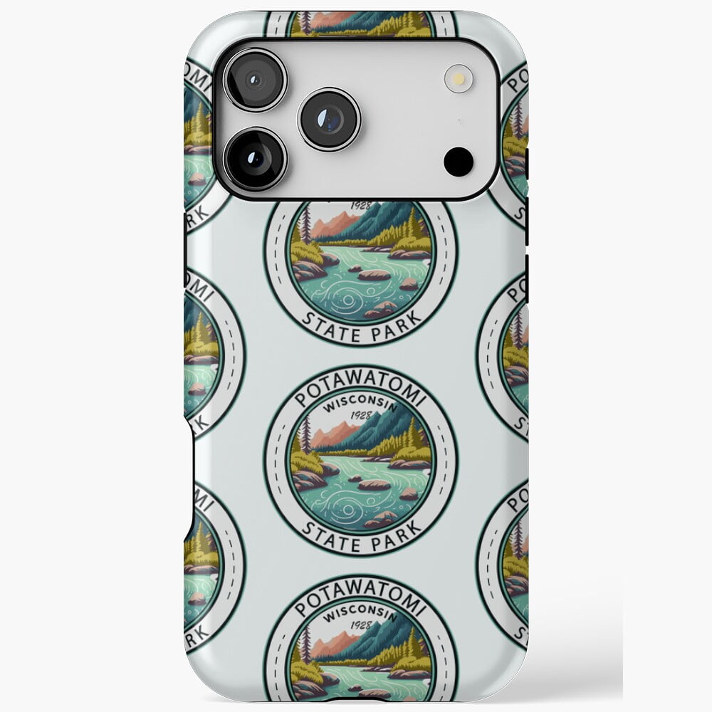 Potawatomi Wisconsin State Park Badge For iPhone 11-17 Pro Max Phone ...