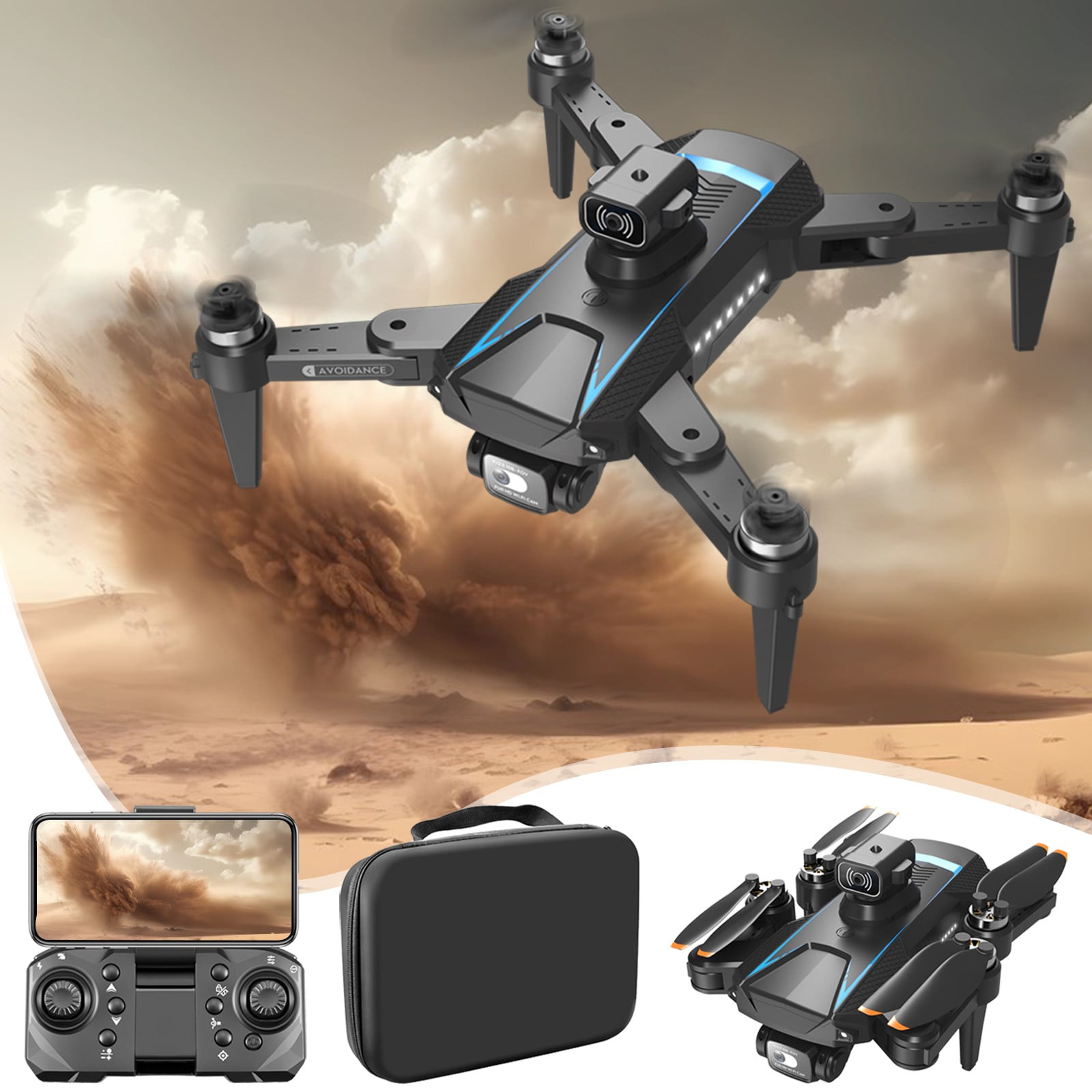 Potensic ATOM 3-Axis Gimbal 4K GPS Drone Fmlxio FPV Drone With Two ...