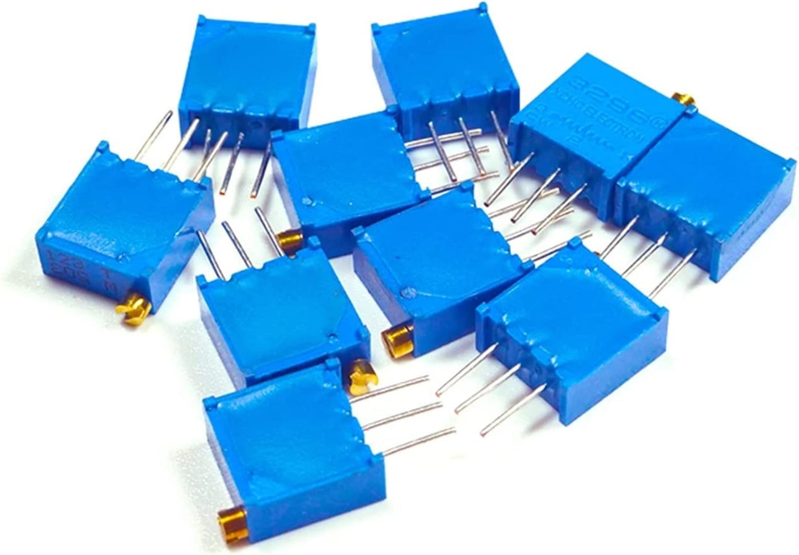 Potentiometer 10pcs 3296W 3296 50 100 200 500 ohm 1K 2K 5K 10K 20K 50K ...