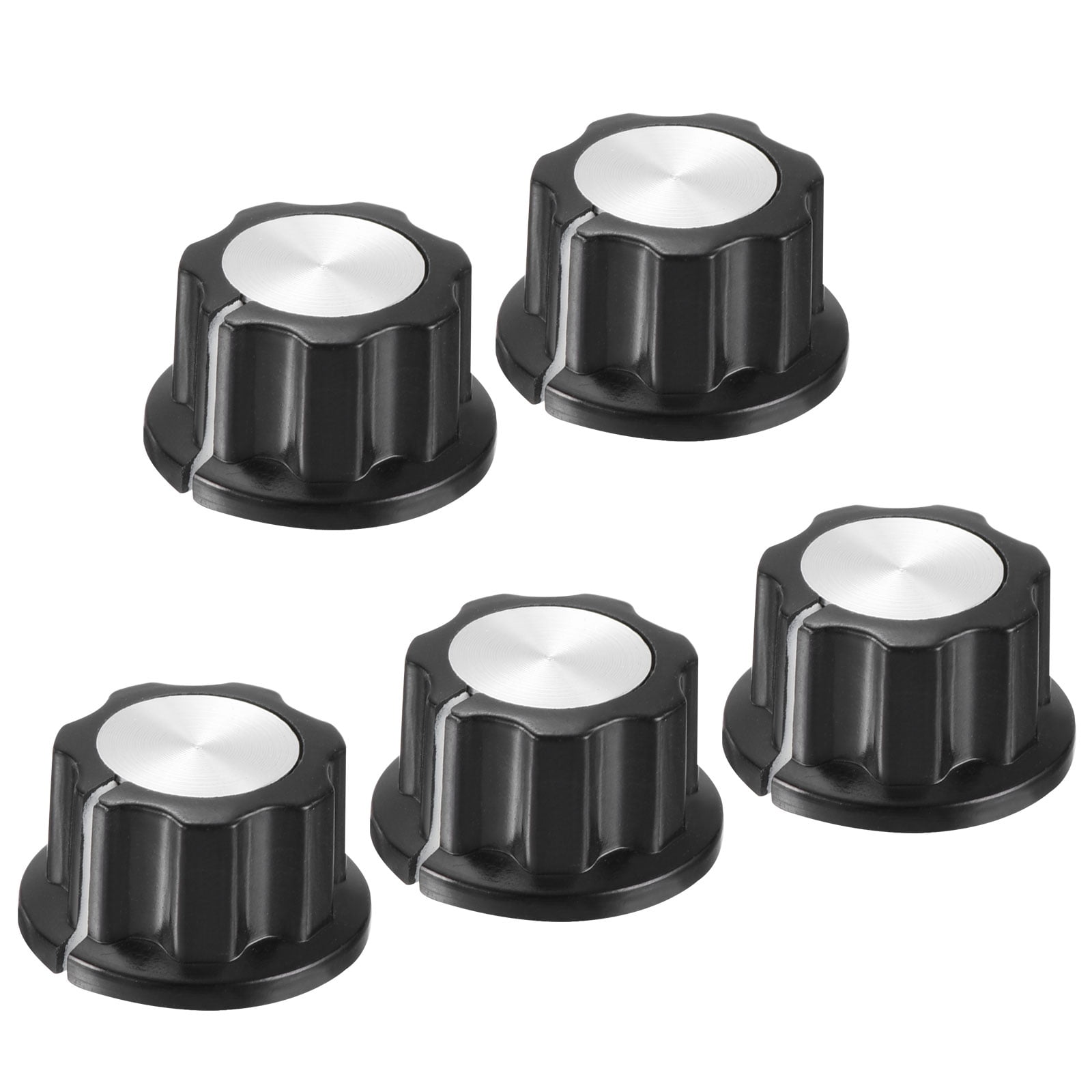 Potentiometer Knobs Aluminium Alloy 19x11.5mm 6mm Hole Volume Control ...