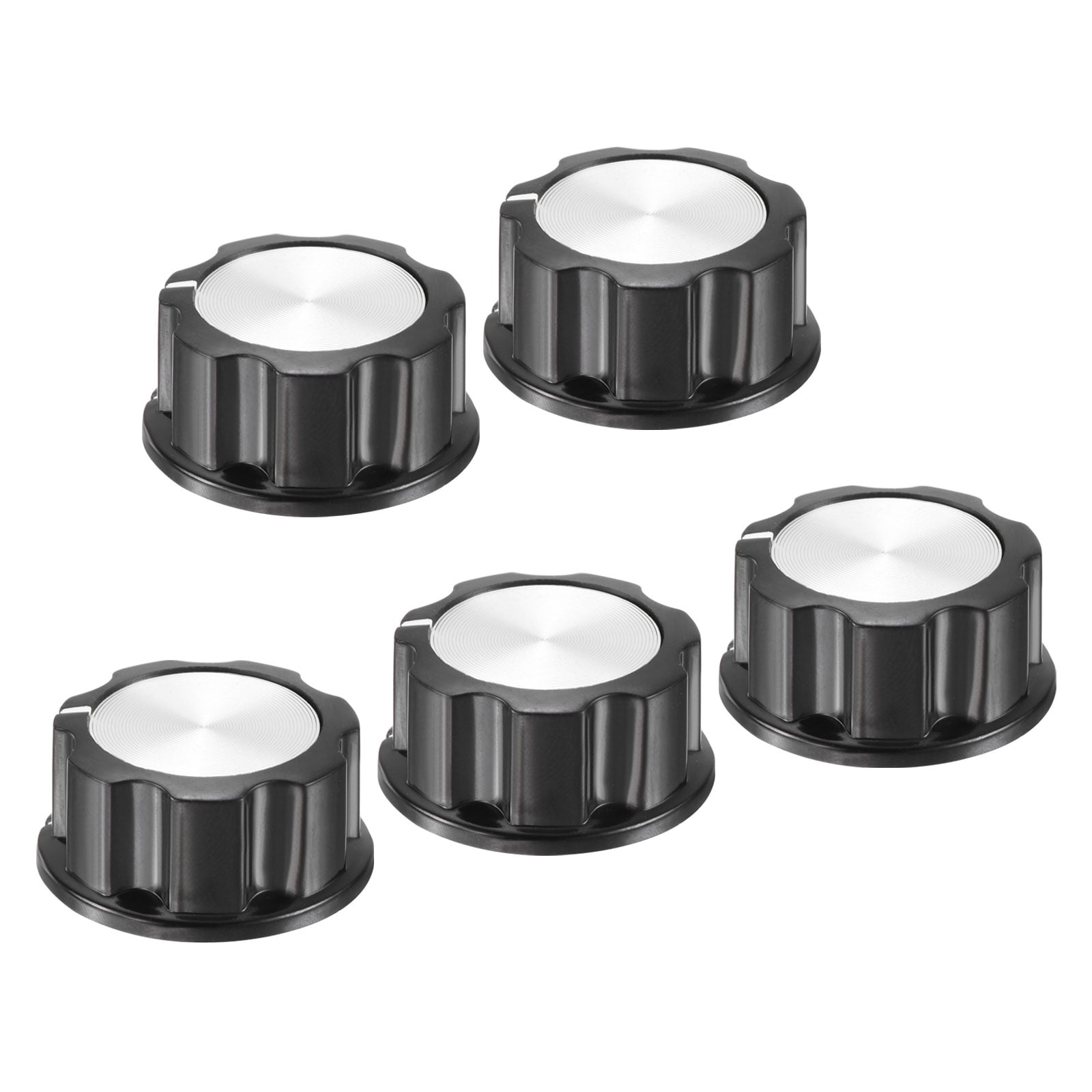 Potentiometer Knobs Aluminium Alloy 33x15.5mm 6mm Hole Volume Control ...