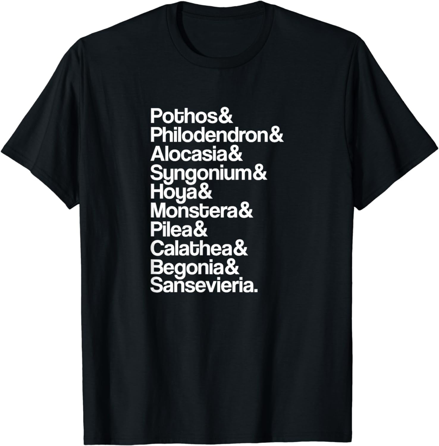 Pothos Hoya Monstera Pilea Philodendron Alocasia Houseplant T-Shirt ...