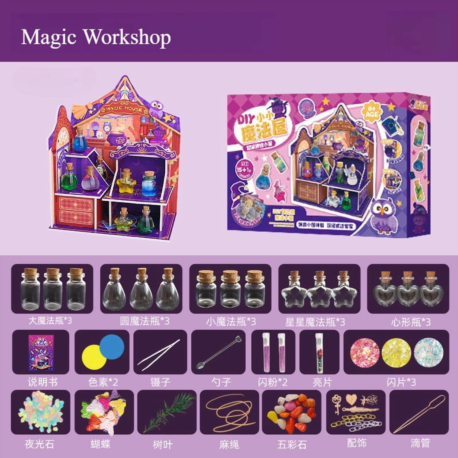 Potion Set, 12-16 Magic Theme Witch Combined Potion Bottle/Cauce/Magic ...