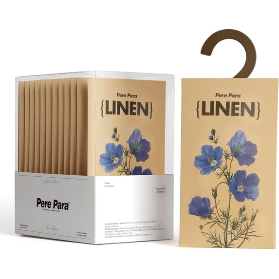 Potpourris Linen Scented Hanging Paper Sachets - 12 Pack for Closet ...