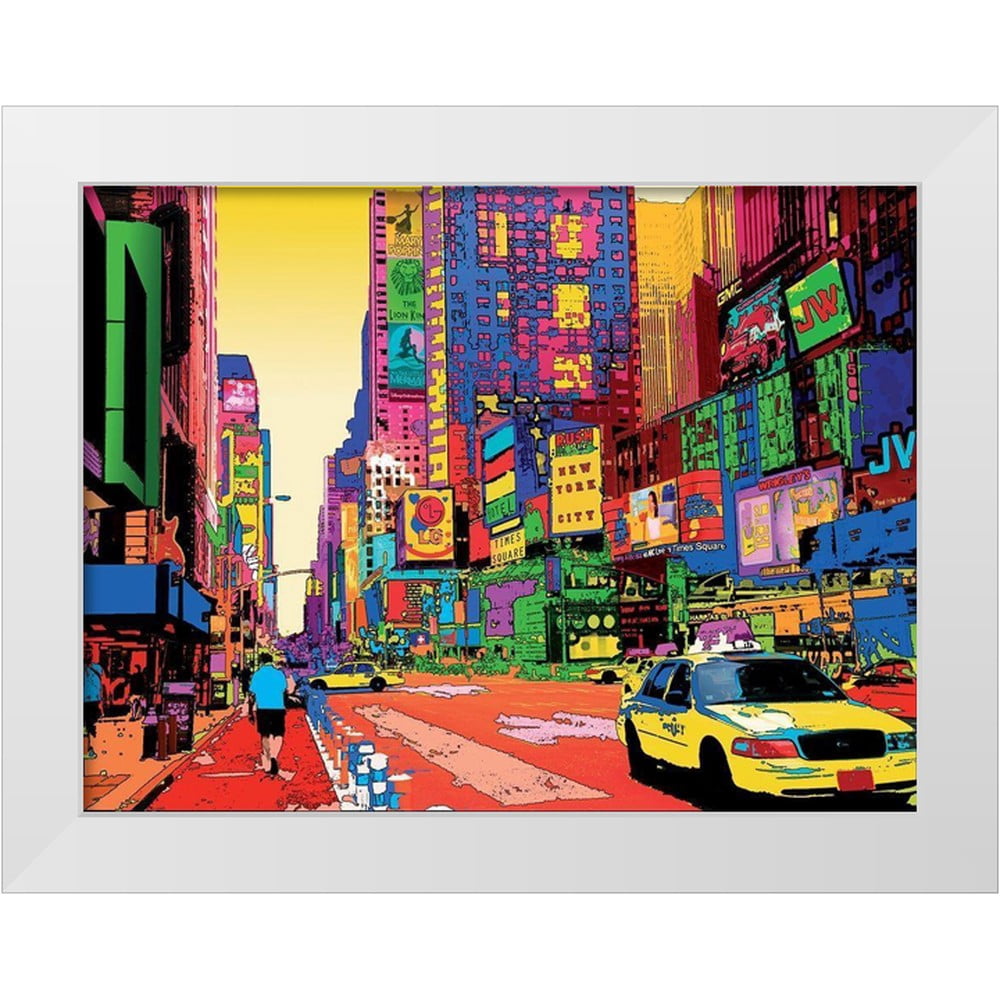 Potron, Geraldine 18x15 White Modern Wood Framed Museum Art Print ...