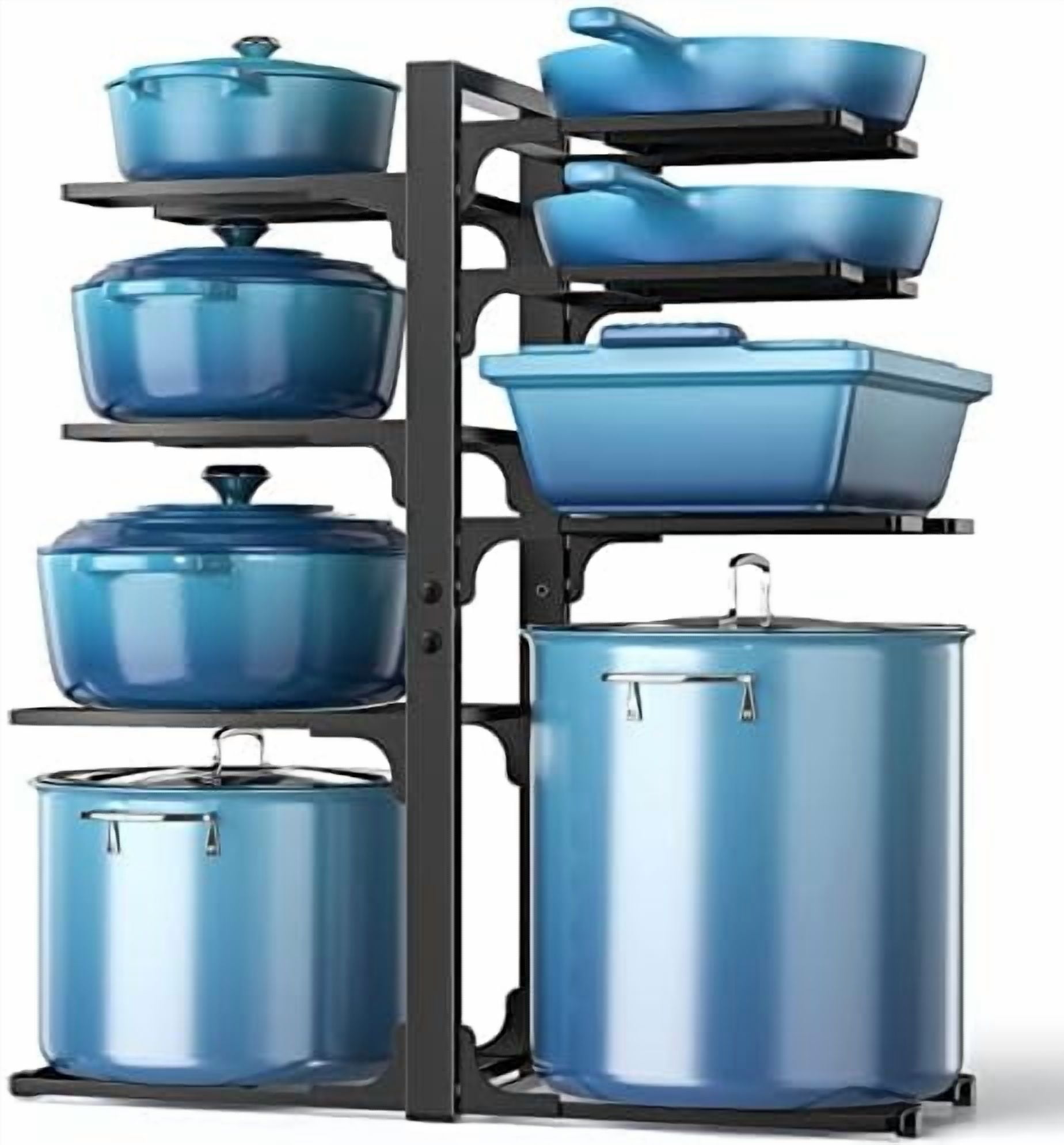 Pots and Pans Organizer: under Cabinet, 20.8" Height Heavy Duty 120LBS ...