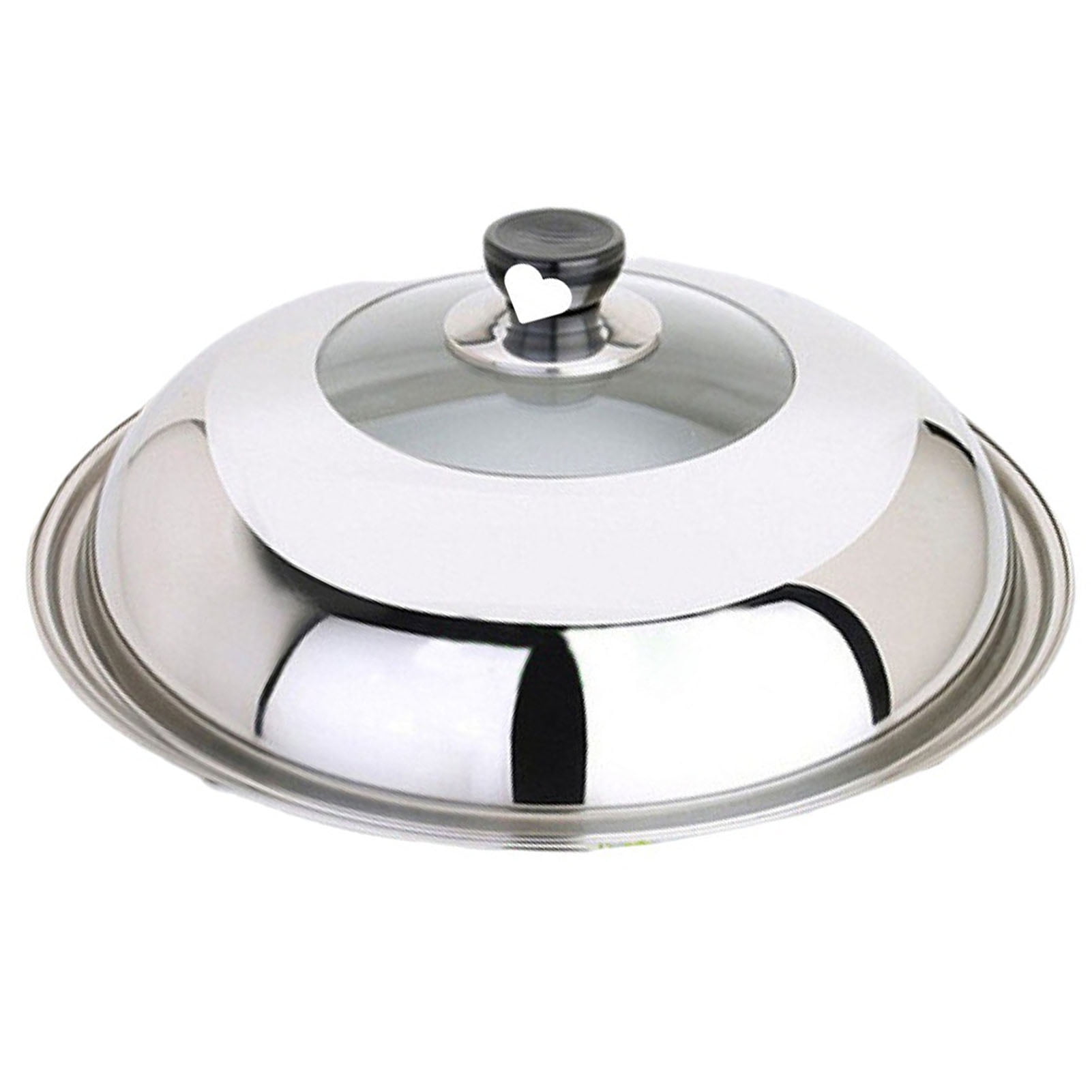 Pots Universal Lid Transparent Visible Glass and Stainless Steel ...