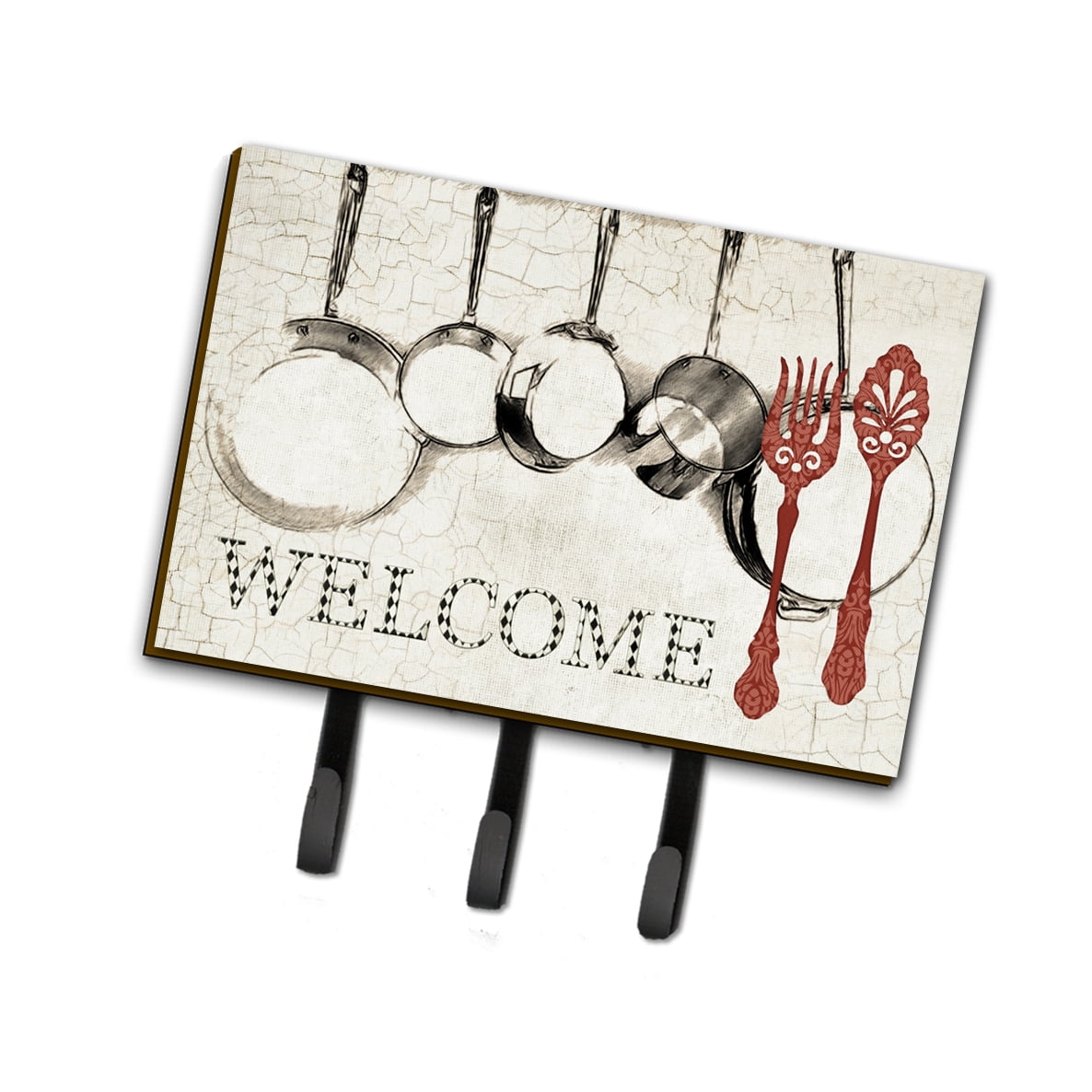 Pots and Pans Welcome Leash or Key Holder - Walmart.com