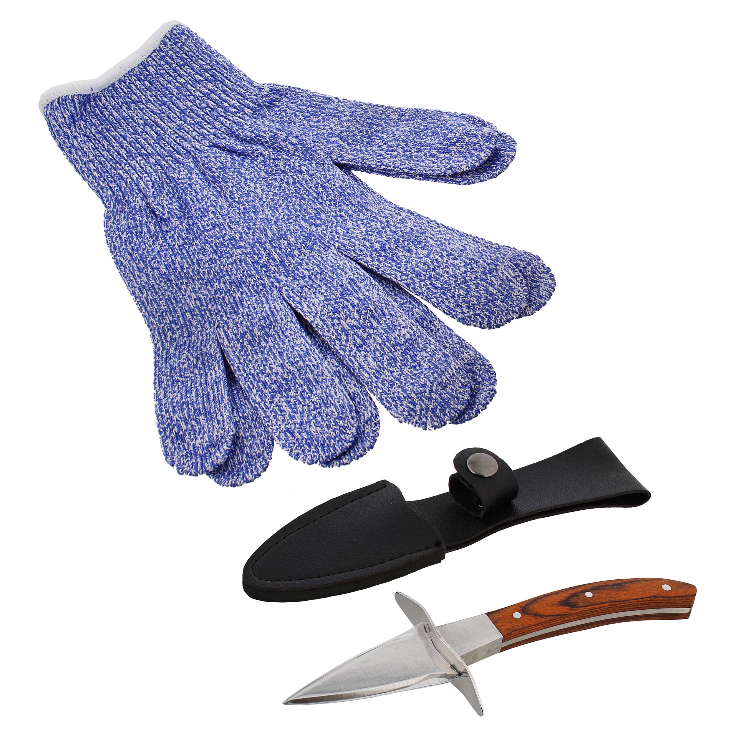 Potted Pans Oyster Shucker Gloves, Blue, Medium - Walmart.com