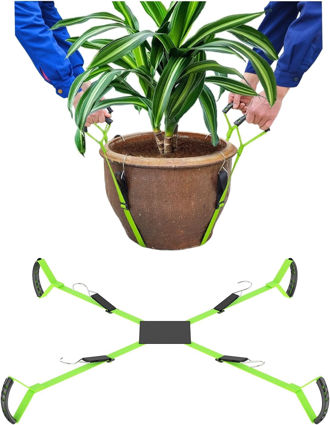 Potted Plant Mover，Plant Lifting Straps for Garden Flower Pots ...