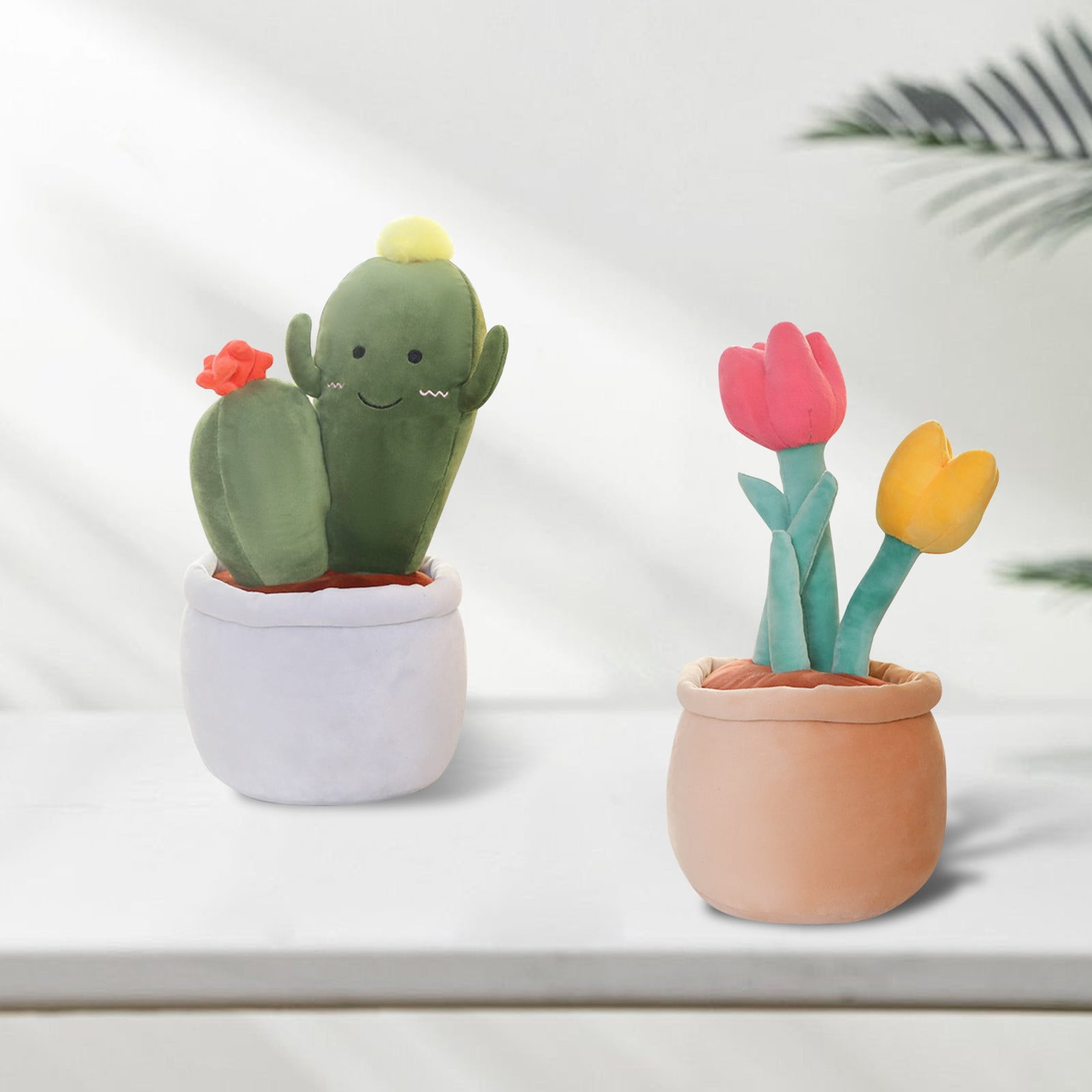 Potted Plant Series Healing Plush Toy, 11.81" Soft Simulation Cartoon ...