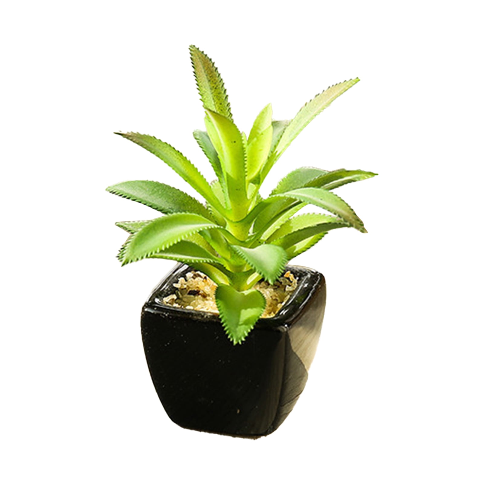 Potted Plant Simulated Easy to Care PVC Mini Assorted Decorative ...