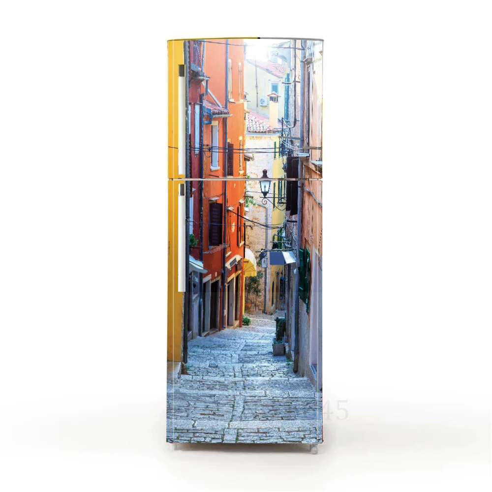 Potted Retro Beach Stickers To Cover Fridge Vinyl Wrap For Furniture ...