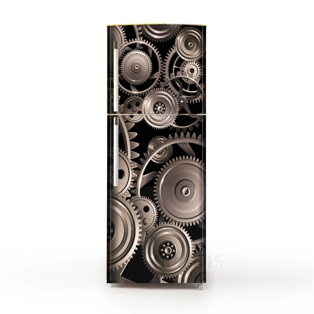 Potted Retro Beach Stickers To Cover Fridge Vinyl Wrap For Furniture ...