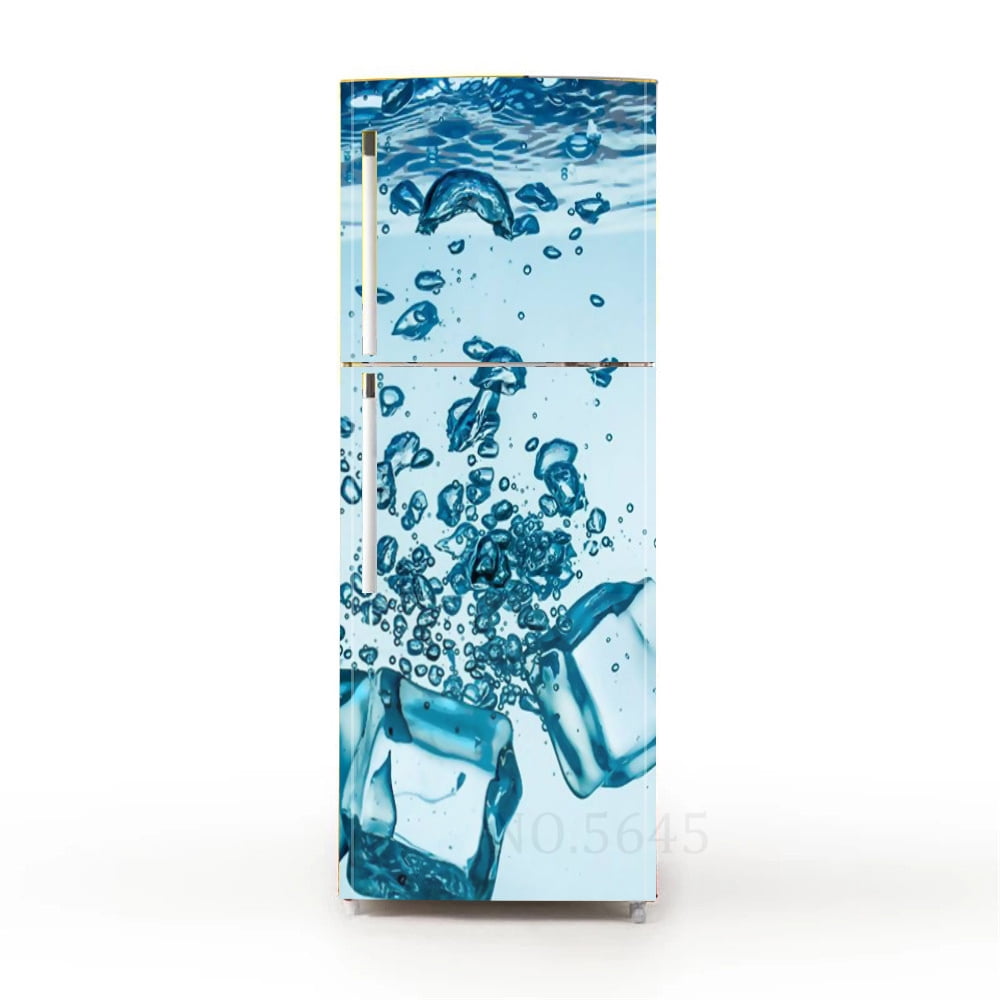 Potted Retro Beach Stickers To Cover Fridge Vinyl Wrap For Furniture ...