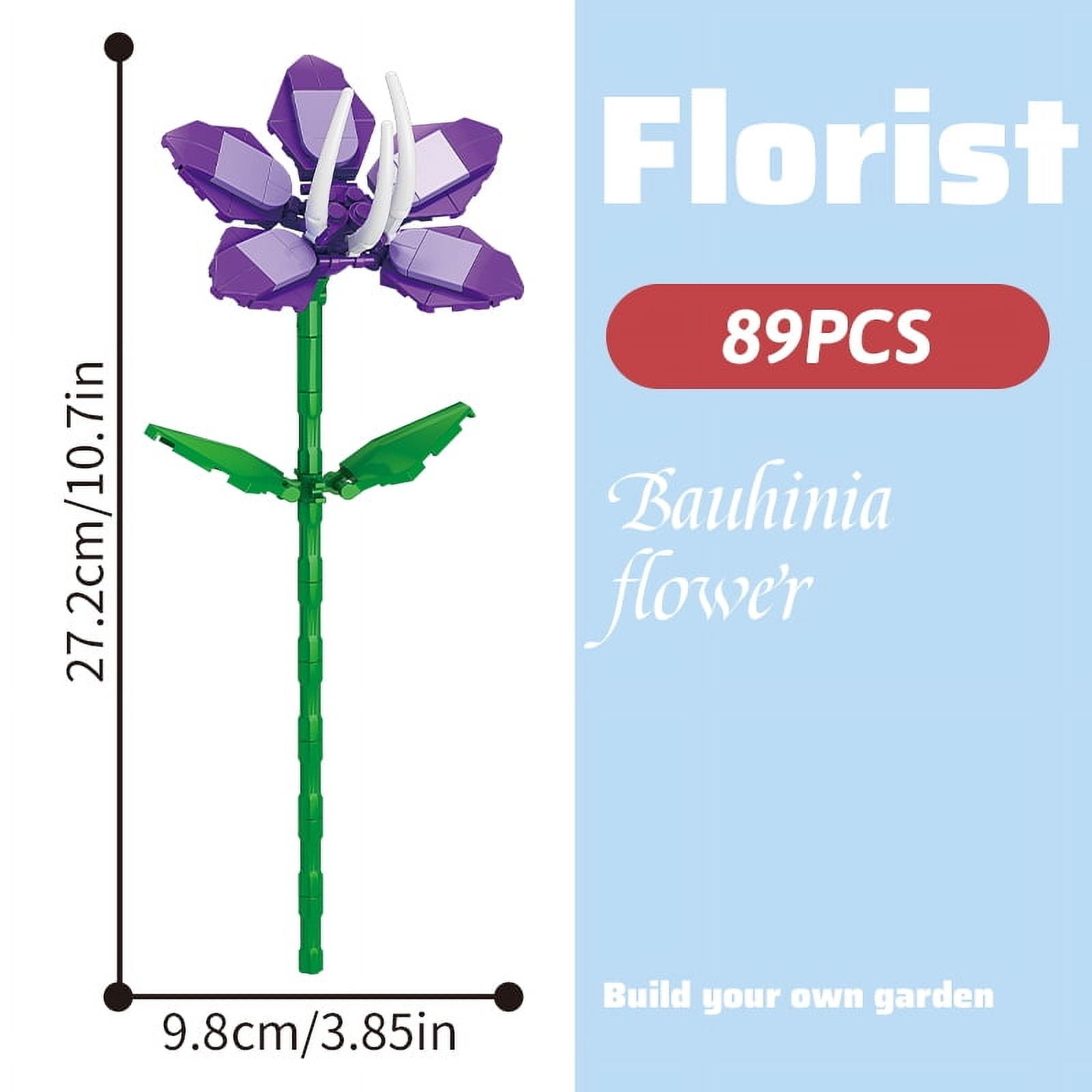 Potted plants ornamental green plants building blocks flower assembly ...