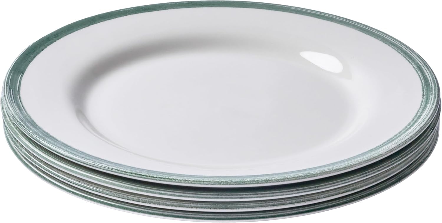 Potter's Brushstroke Dinner Plate (Set of 4) - 10.5-Inch Stackable ...