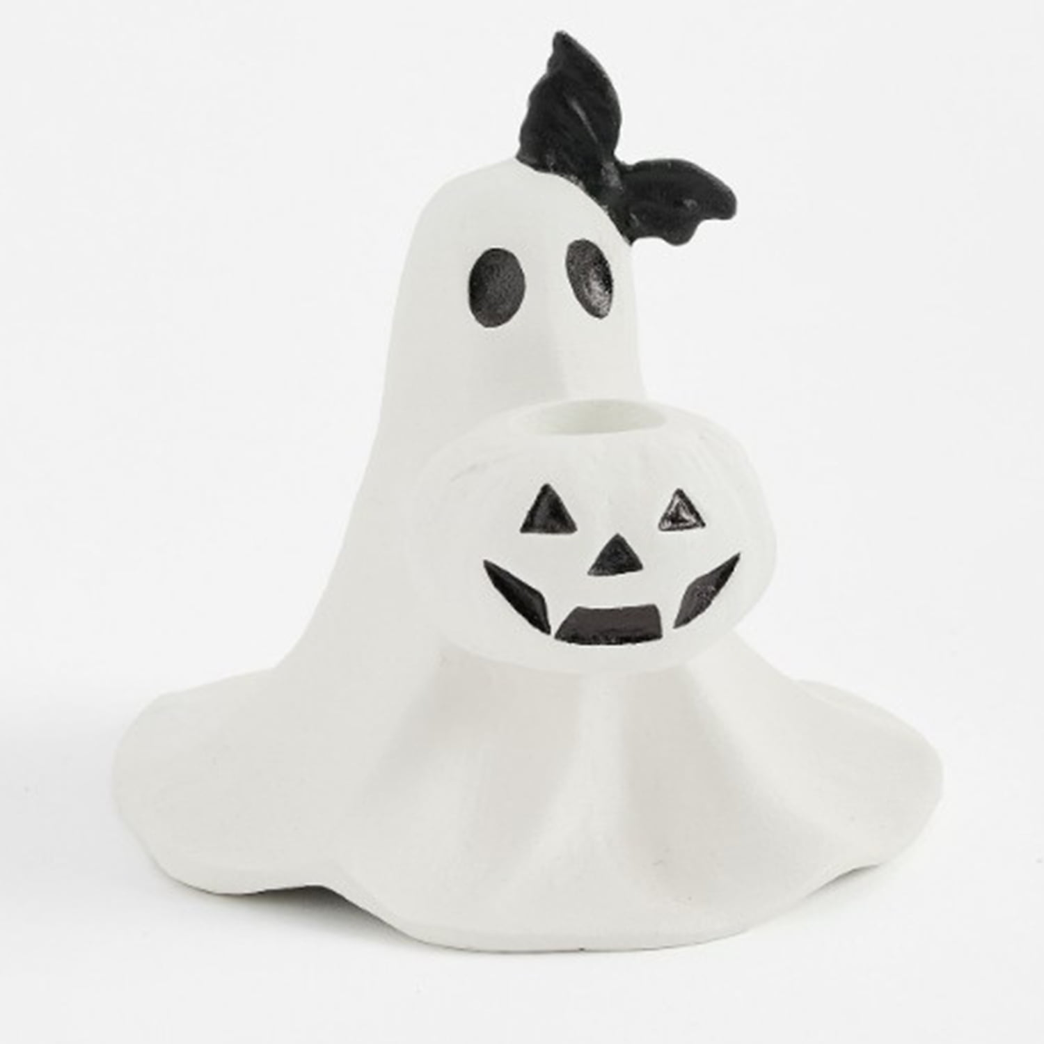 Pottery-Barn Scary Squad Icon Candle Holder – Halloween Gothic Ghost ...