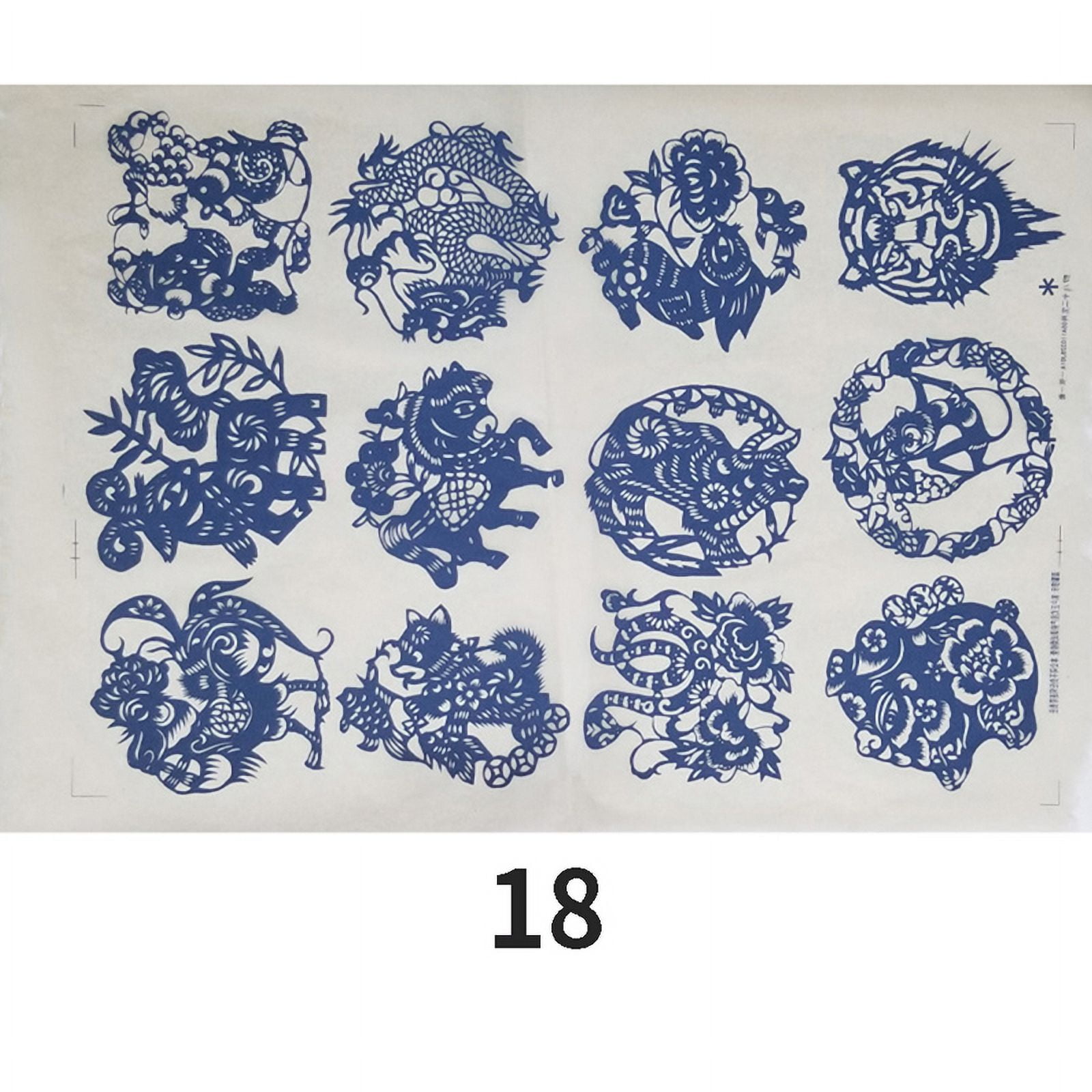 Pottery Ceramics Clay Transfer Paper Glaze Underglaze Flower Paper Blue ...