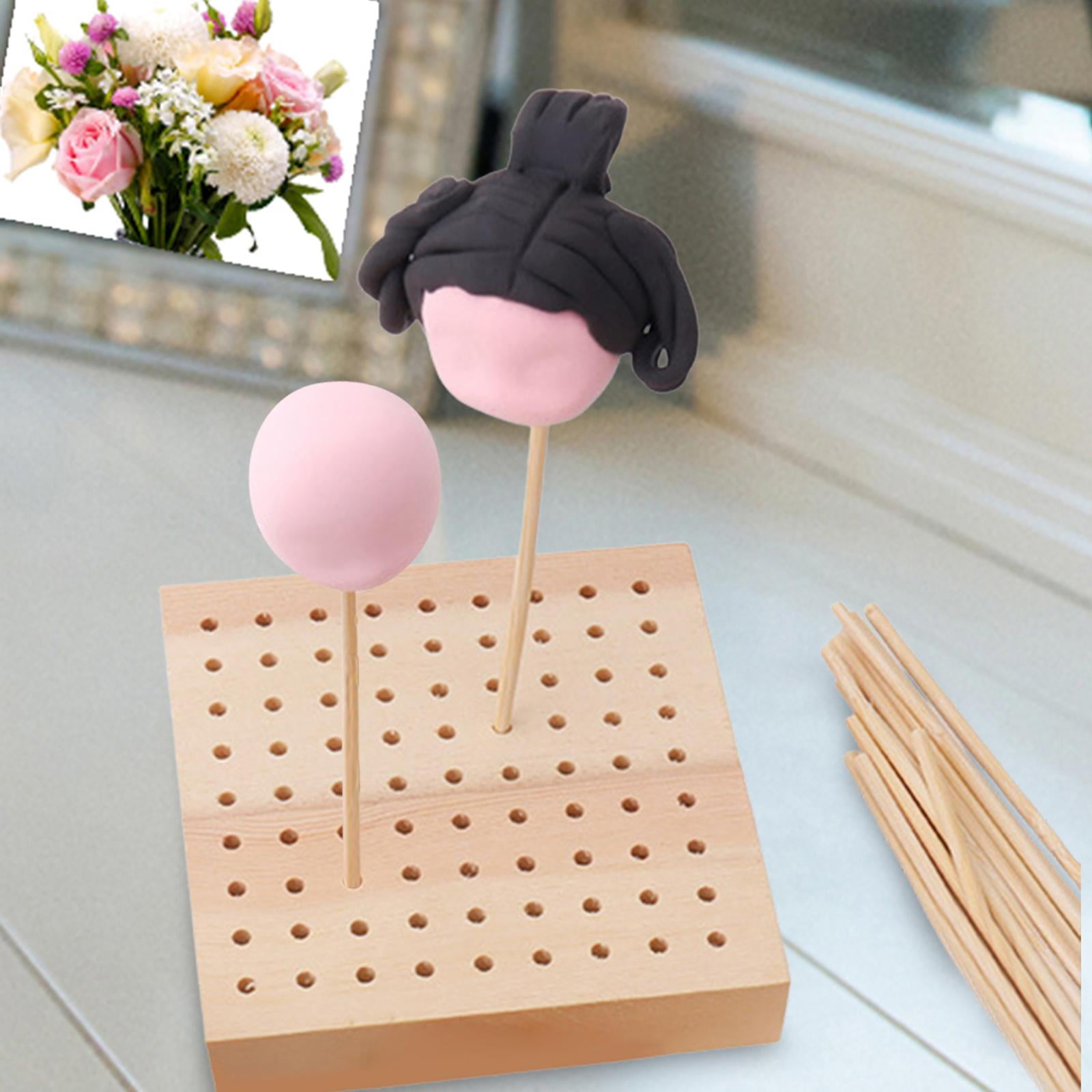 Pottery Clay Plug Board Doll Model Base Portable Clay Base Wooden Peg ...
