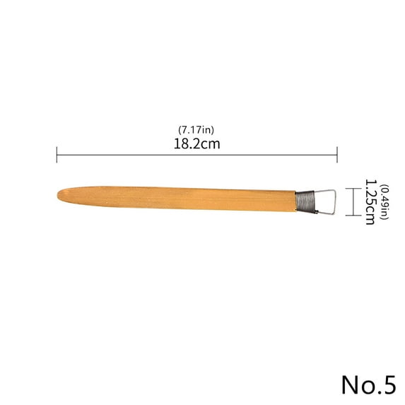 Pottery Clay Scraper Tool Widen Sawtooth Clay Texture Tool Paste ...