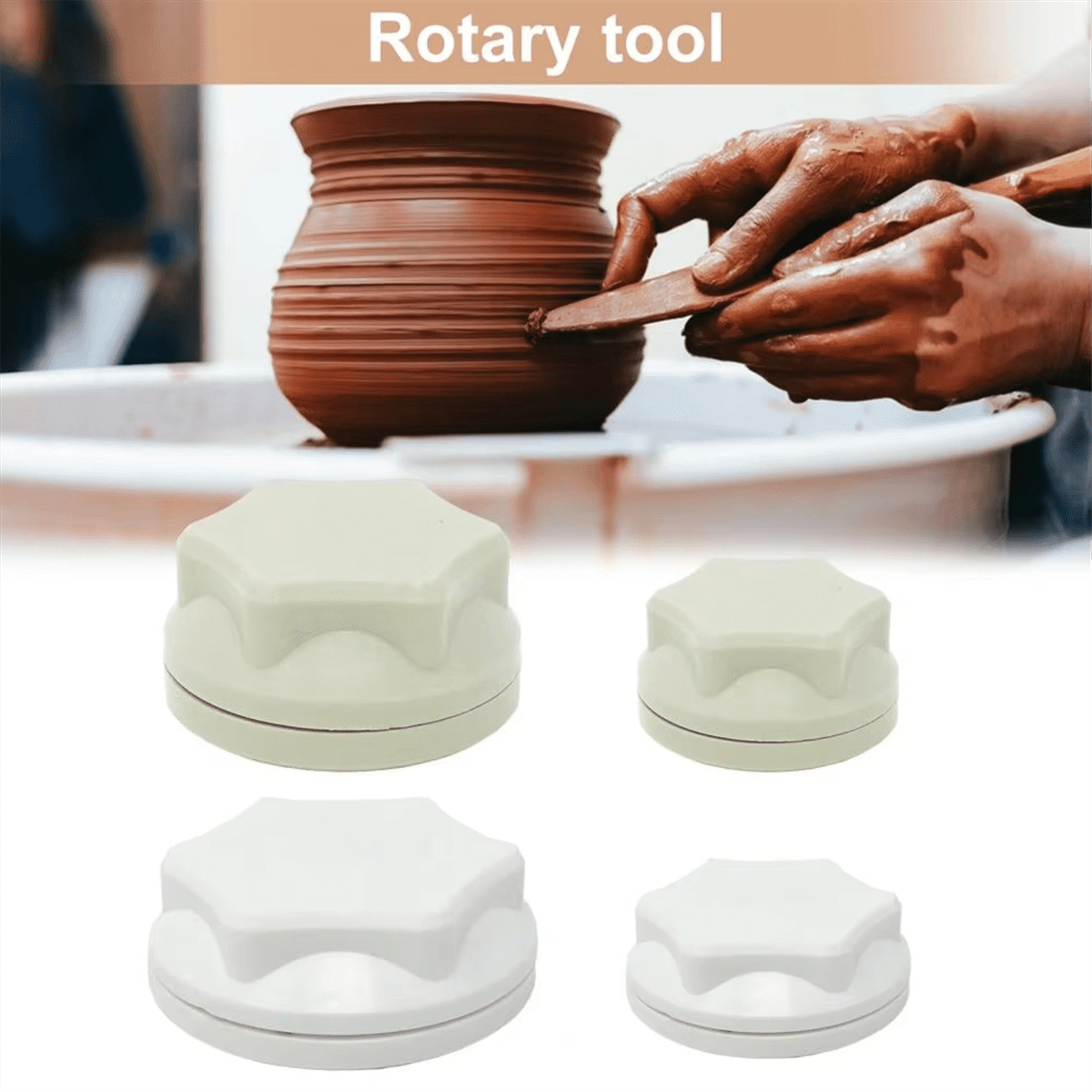Pottery Clay Turntable Accessory Pottery Clay Spinner Tool Set for ...