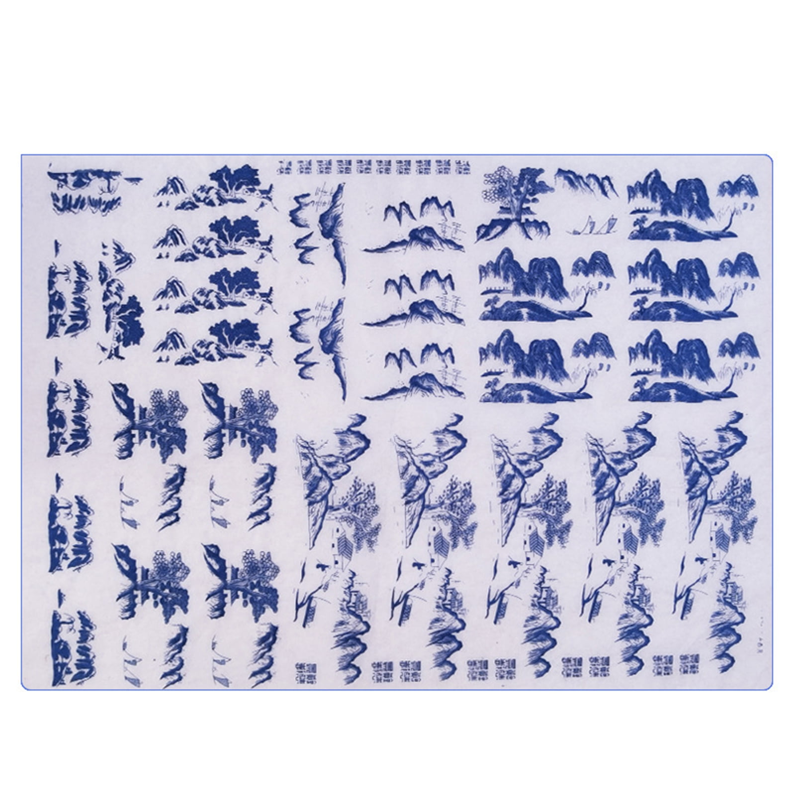 Pottery Decal - Convenient DIY Blue and White Underglaze Decal Paper ...