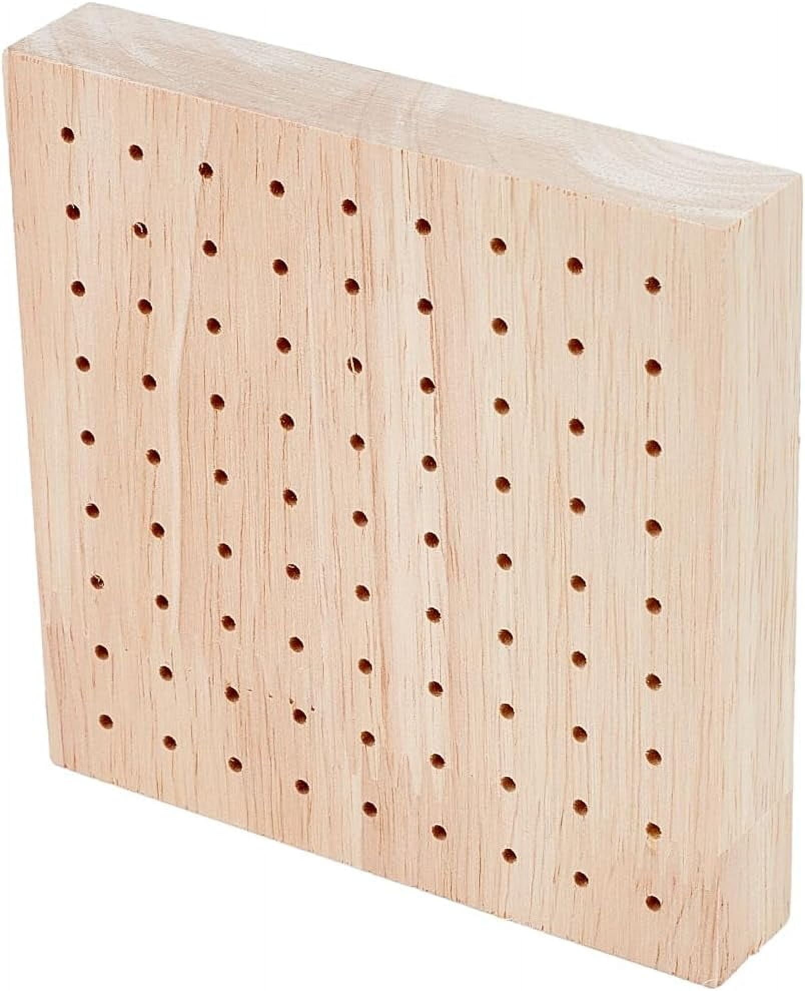 Pottery Modeling Tray Skewer Holder Oak Wooden Display Board Clay ...