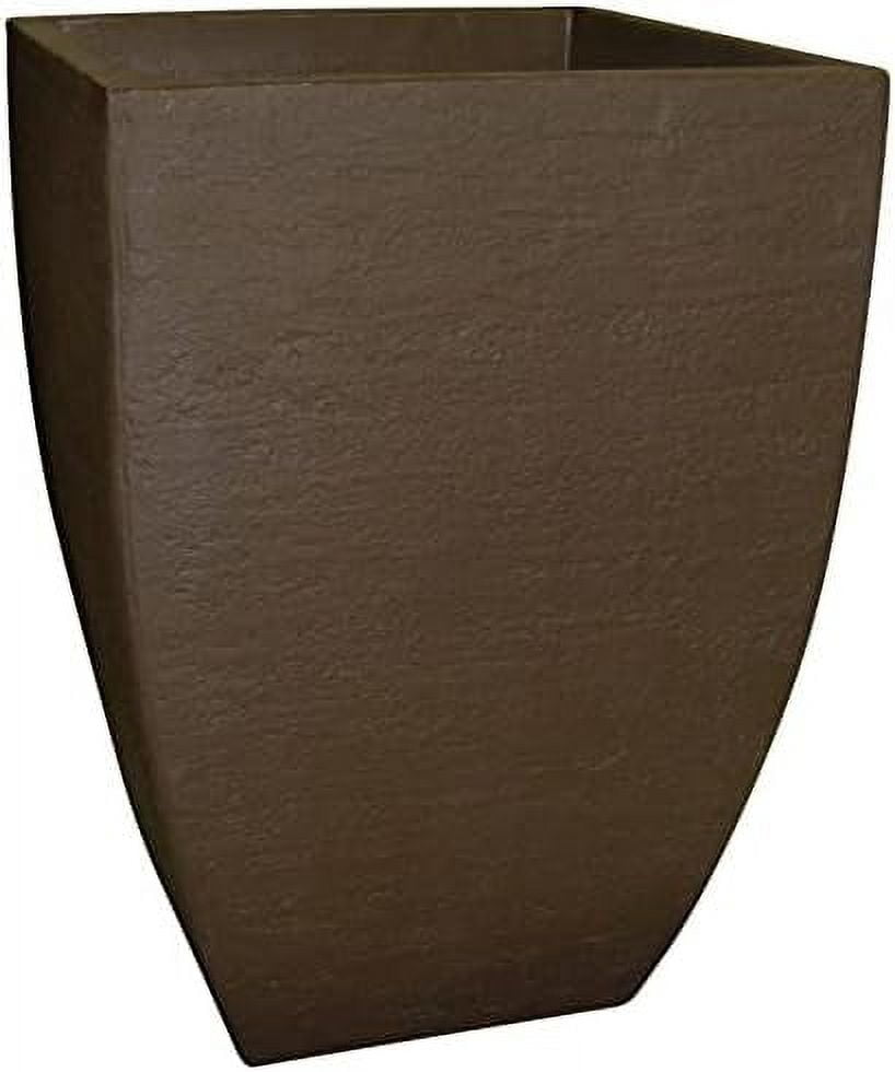 Pottery Modern Square Plastic Planter - Walmart.com