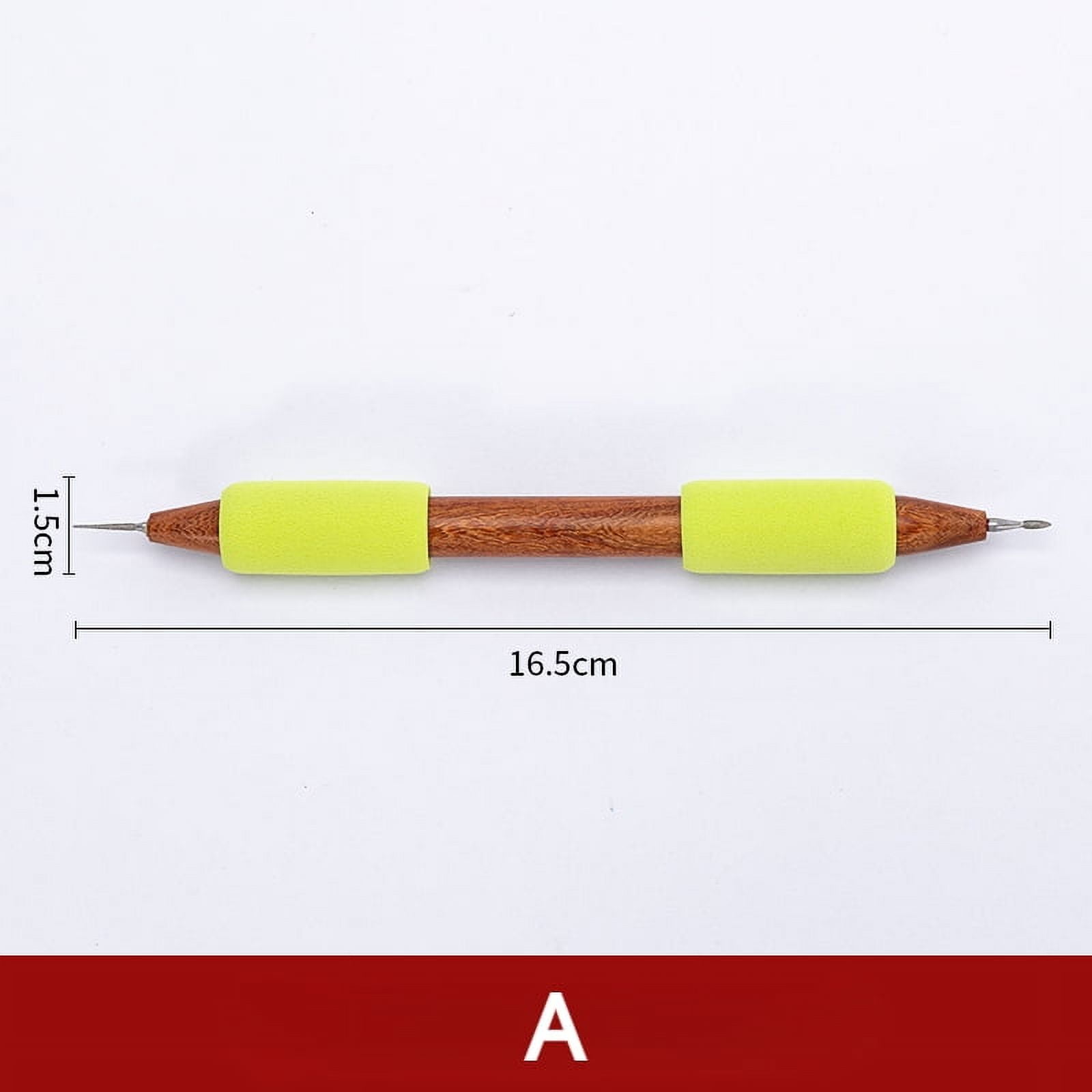 Pottery Texture Carving Tools Double-ended Carving Needle Wooden Handle ...