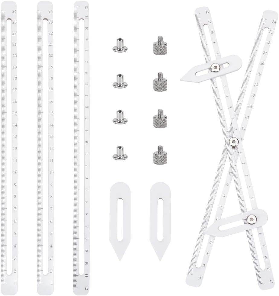 Pottery Throwing Gauge Set White Pottery Height Measuring Ruler Acrylic ...