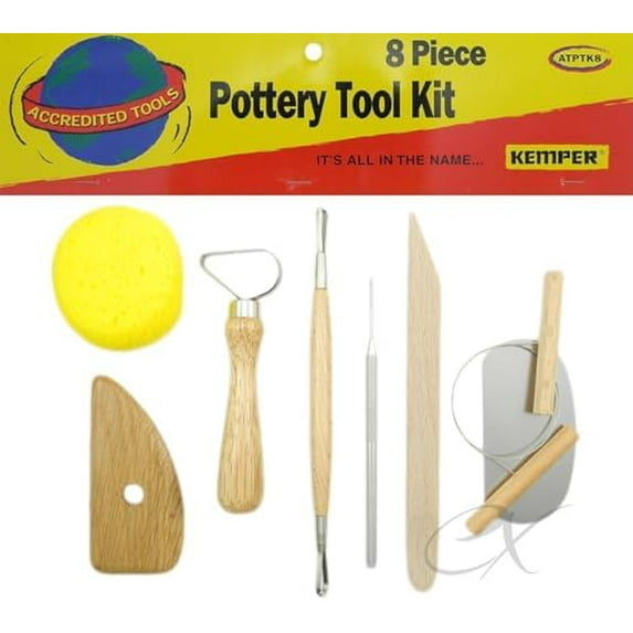 Pottery Tool Kit: The Original 8-Piece Pottery Tool Set$$Art & Craft ...