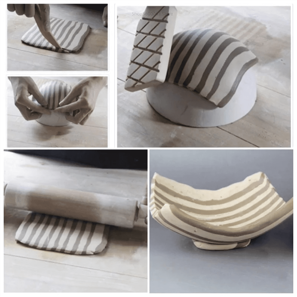 Pottery Tools Hemispherical/Semi-Circular Modeling Mold DIY Round ...