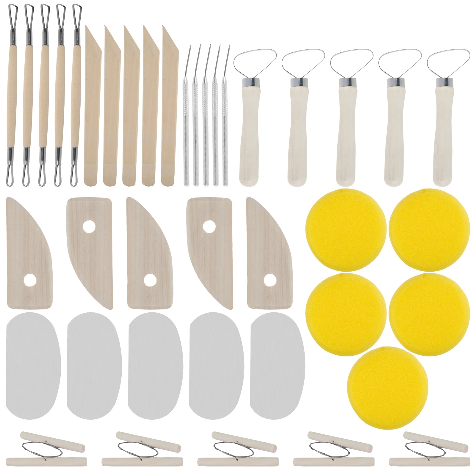 Pottery Tools Kit Easy to Use Various Clay Tools Set Versatile Pottery ...
