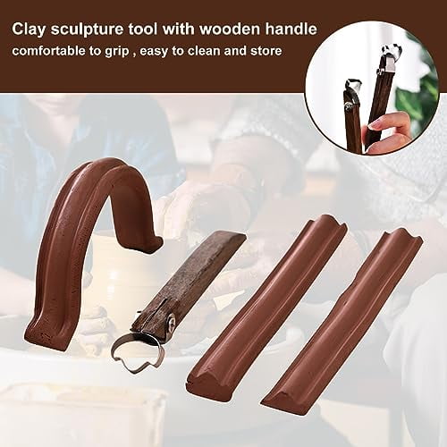 Pottery Tools Set of 2, Pottery Handle Making Tool,Ceramic Teacup ...