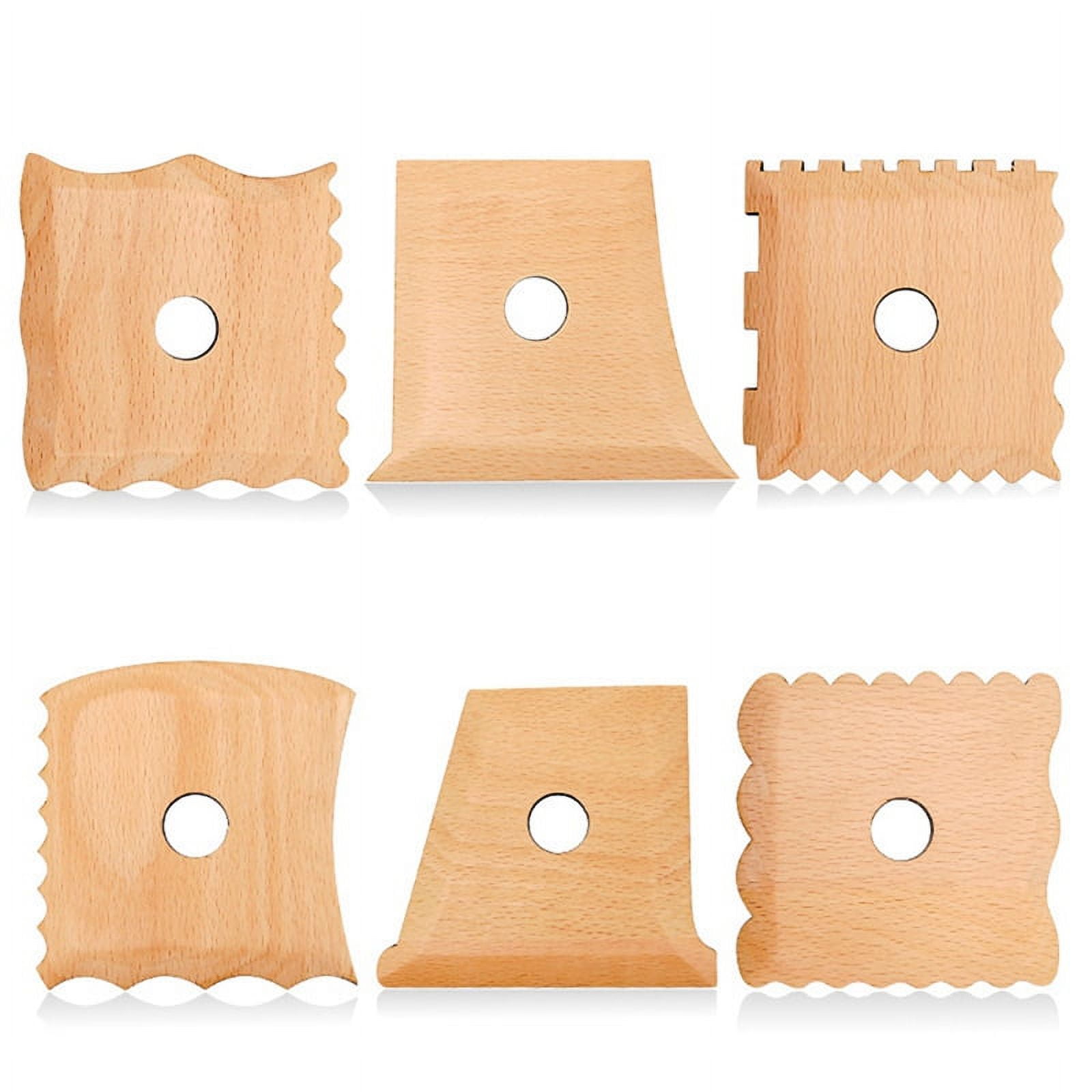 Pottery Tools Wooden Skeleton Knife Pottery Foot Trimming Clay Knife ...