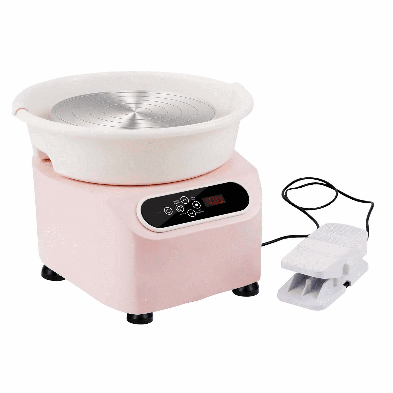 Pottery Wheel 10 Inch, 350W Electric Pottery Forming Machine with LCD ...
