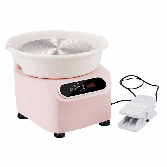 Pottery Wheel 10 Inch, 350W Electric Pottery Forming Machine with LCD ...