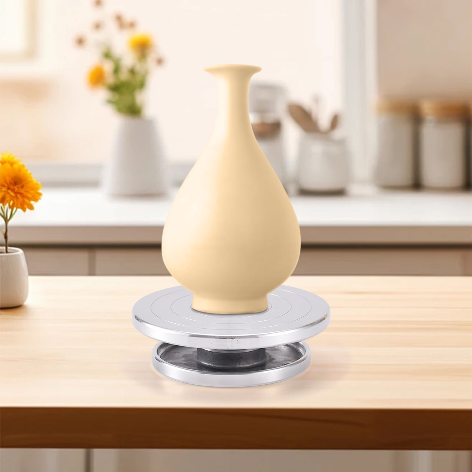 Pottery Wheel Turntable 360掳 Rotating Sculpting Stand for Ceramics ...