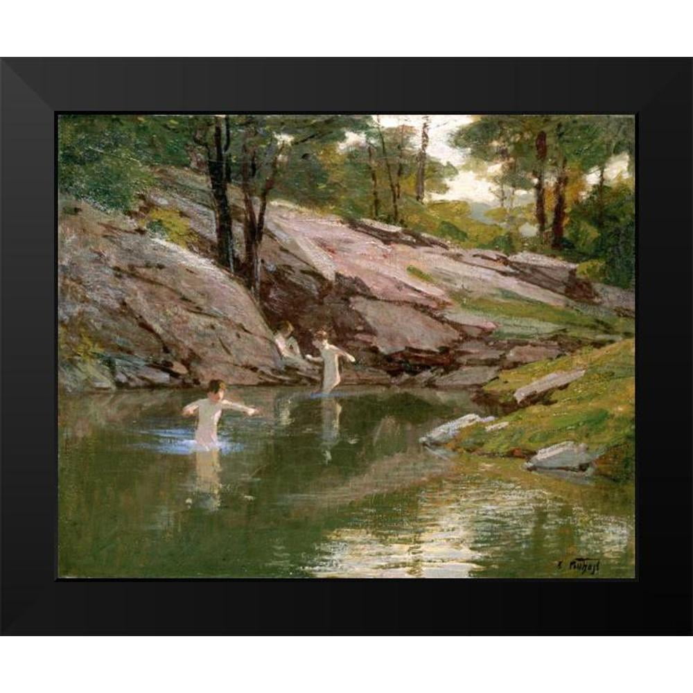 Potthast, Edward Henry 24x20 Black Modern Framed Museum Art Print ...