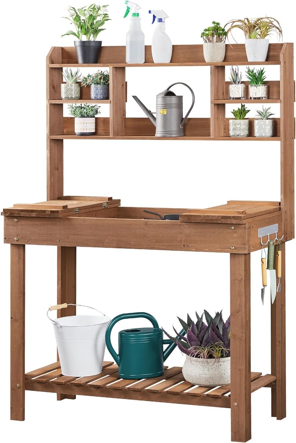 Potting Bench Table, Horticulture Germination Table & Outdoor Garden ...