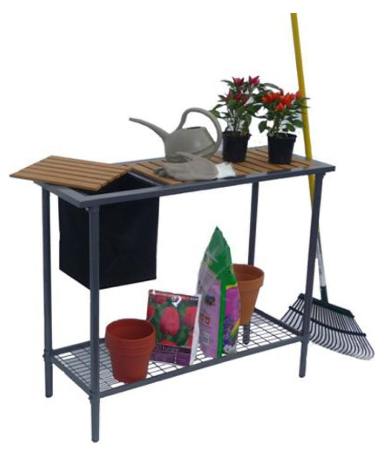 Potting Bench - Weatherguard Garden and Greenhouse Workbench Portable ...