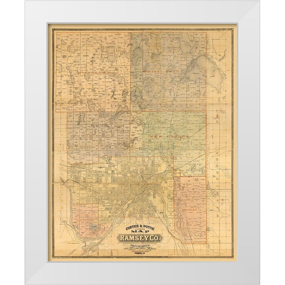 Potts 26x32 White Modern Wood Framed Museum Art Print Titled - Ramsey ...