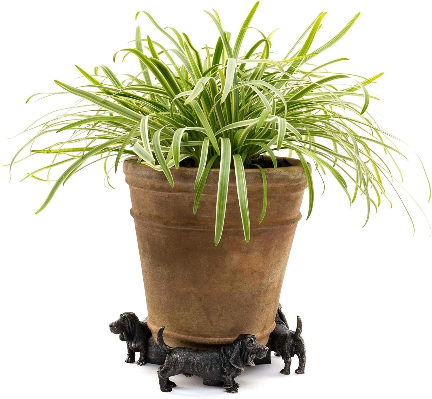 Potty Feet Basset Hound Figures Pot Feet Planter Riser - Pot Support ...