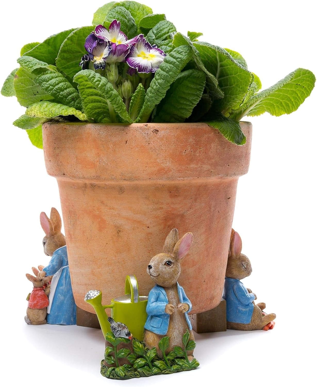 Potty Feet Beatrix Potter Peter Rabbit & Mrs Rabbit Figures Pot Feet ...