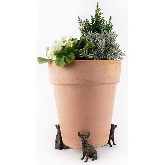 Potty Feet Chihuahua Figures Plant Pot Feet Planter Riser - Pot Support ...