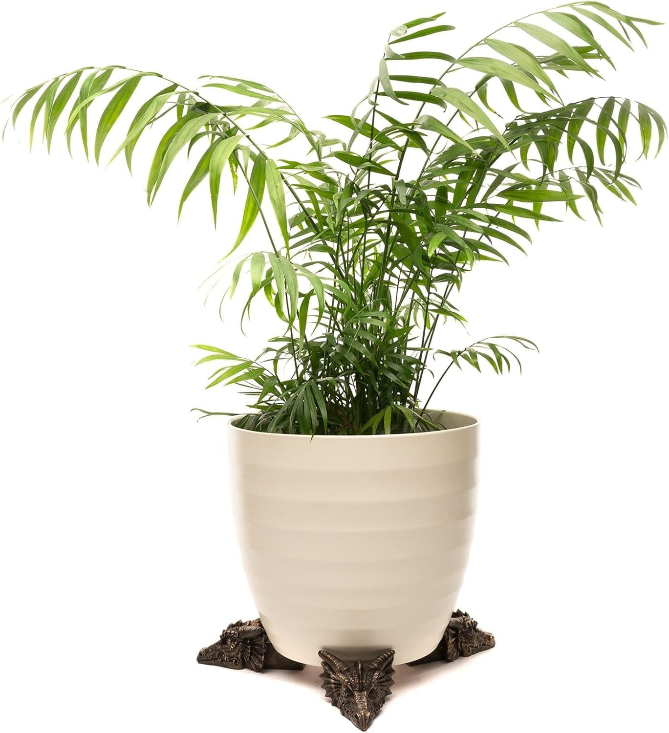 Potty Feet Decorative Dragon Themed Plant Pot Feet - Bronze Color - Set ...